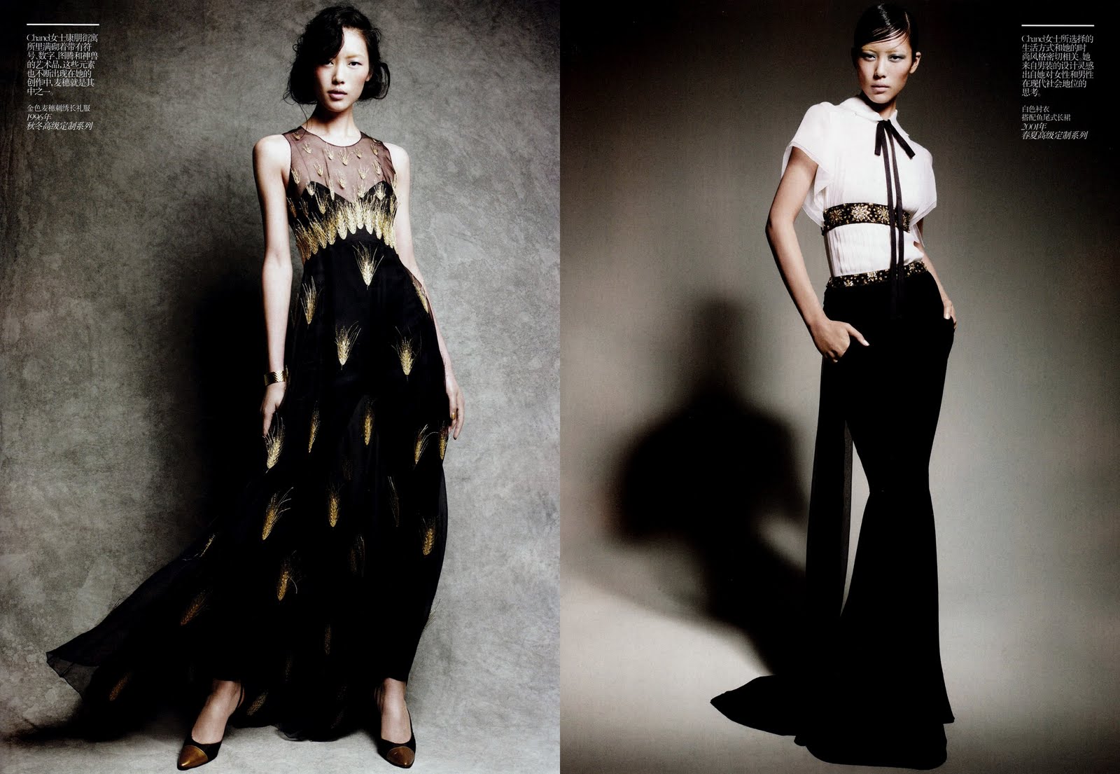 ASIAN MODELS BLOG: Liu Wen in Editorial for Vogue China, February 2011