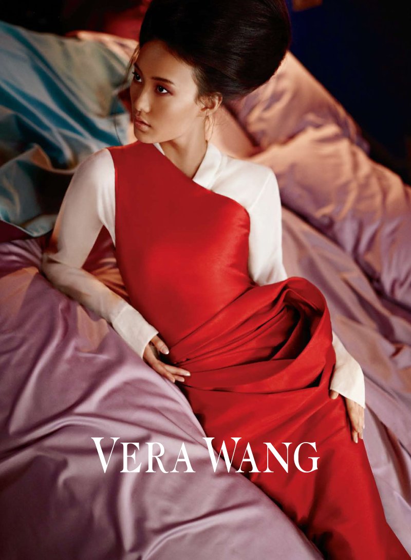 ASIAN MODELS BLOG: AD CAMPAIGN: Shu Pei for Vera Wang, Spring/Summer 2011