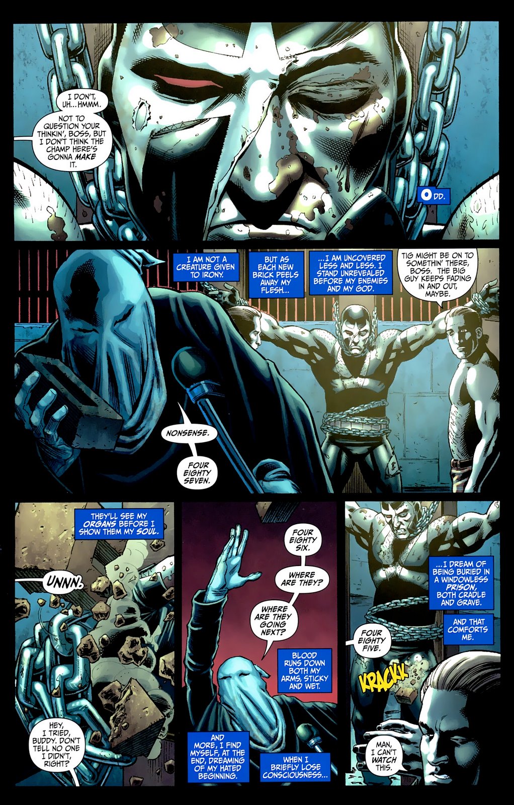 GREAT MOMENTS IN BADASS HISTORY: Bane Takes Bricks To the FACE!
