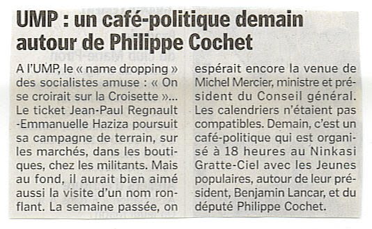 Jean-Paul REGNAULT Candidat UMP de la Majorité Départementale