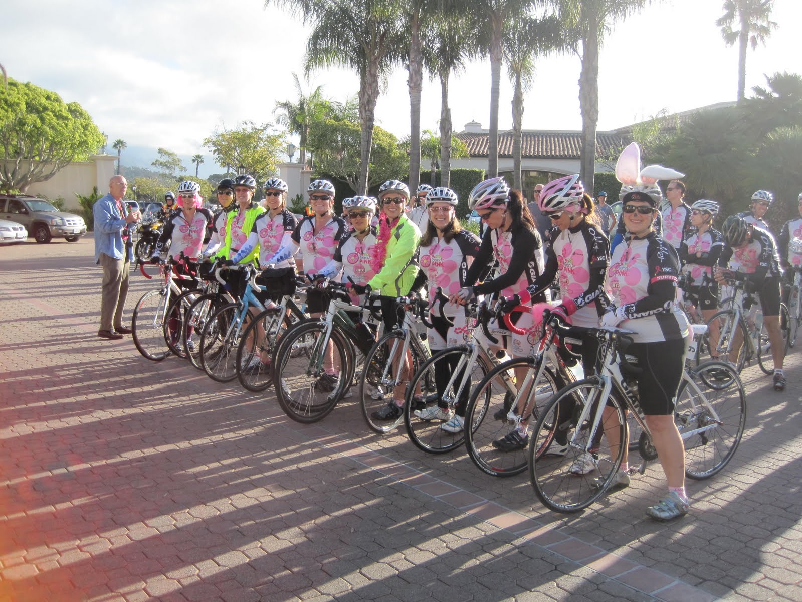 Riding Along The Pink Ribbon Road