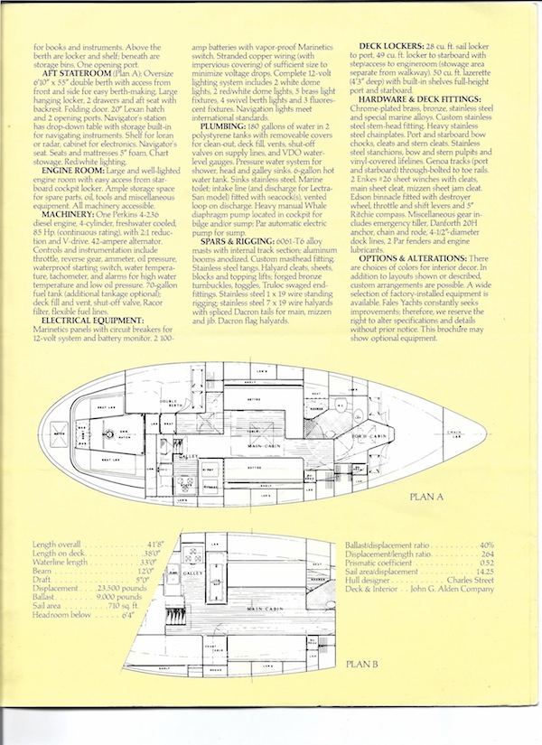 Fales Explorer 38 Ketch - ARGO