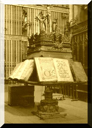 Ceremonia y rúbrica de la Iglesia española - Águilas y facistoles - El ...