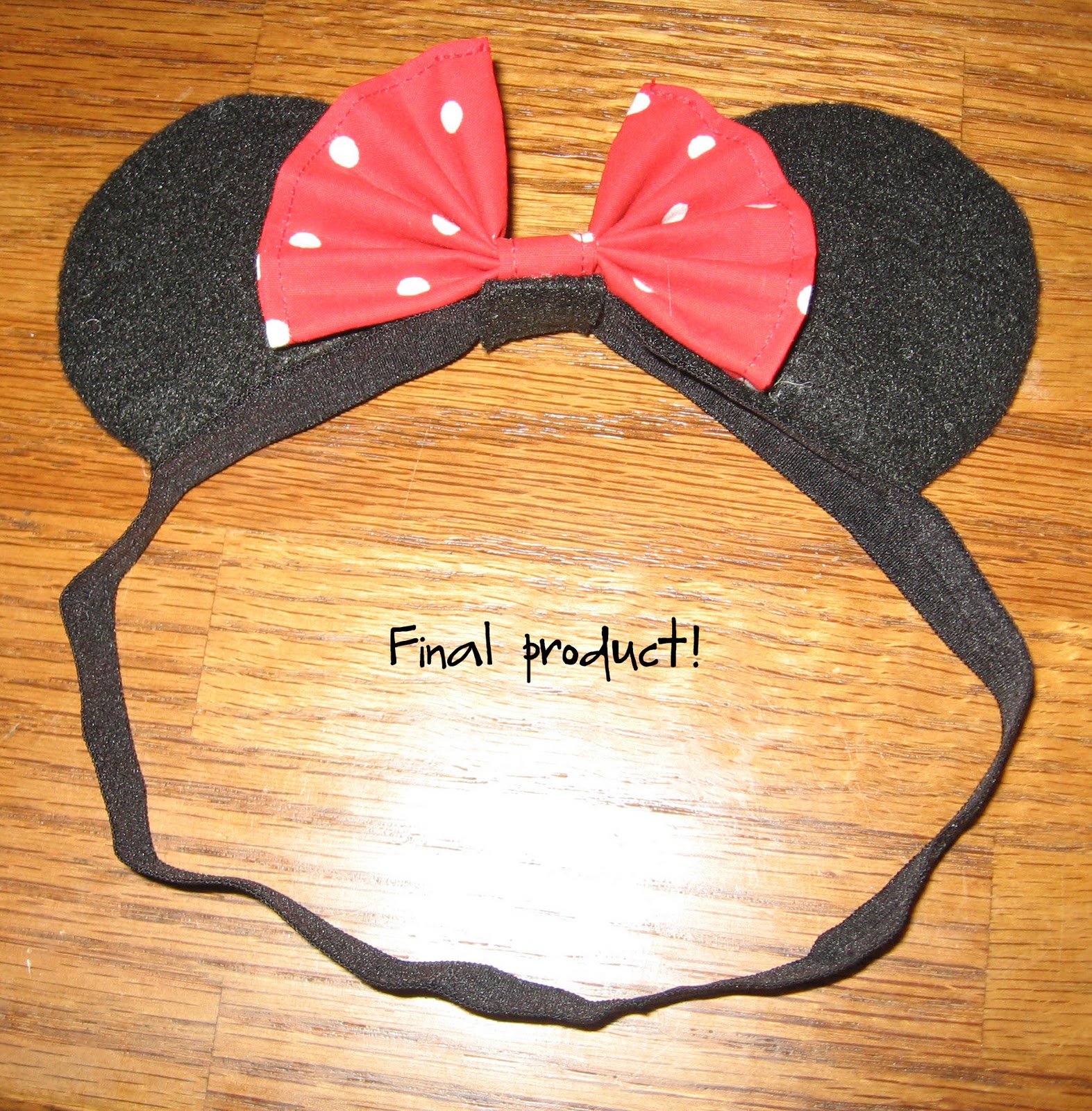DIY Kinda Girl Minnie Mouse Ears For Baby Tutorial DIY Kinda Girl Minnie Mouse Ears For Baby Tutorial