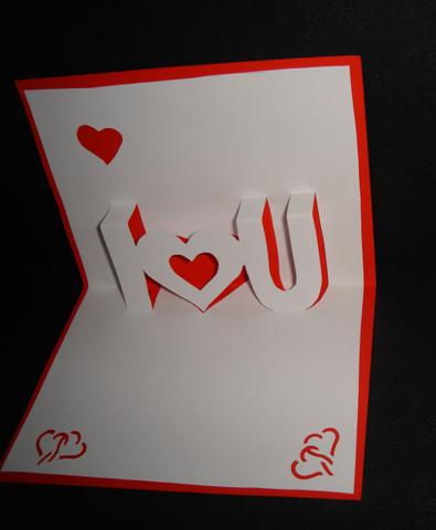 Felicitari handmade (realizate manual): Felicitari tridimensionale