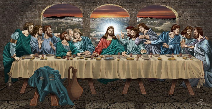 THE LAST SUPPER: THE LAST SUPPER BY RALPH CABRERA