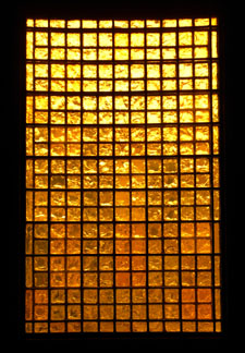 The Story of a House: Who designed the leaded glass window in the house??