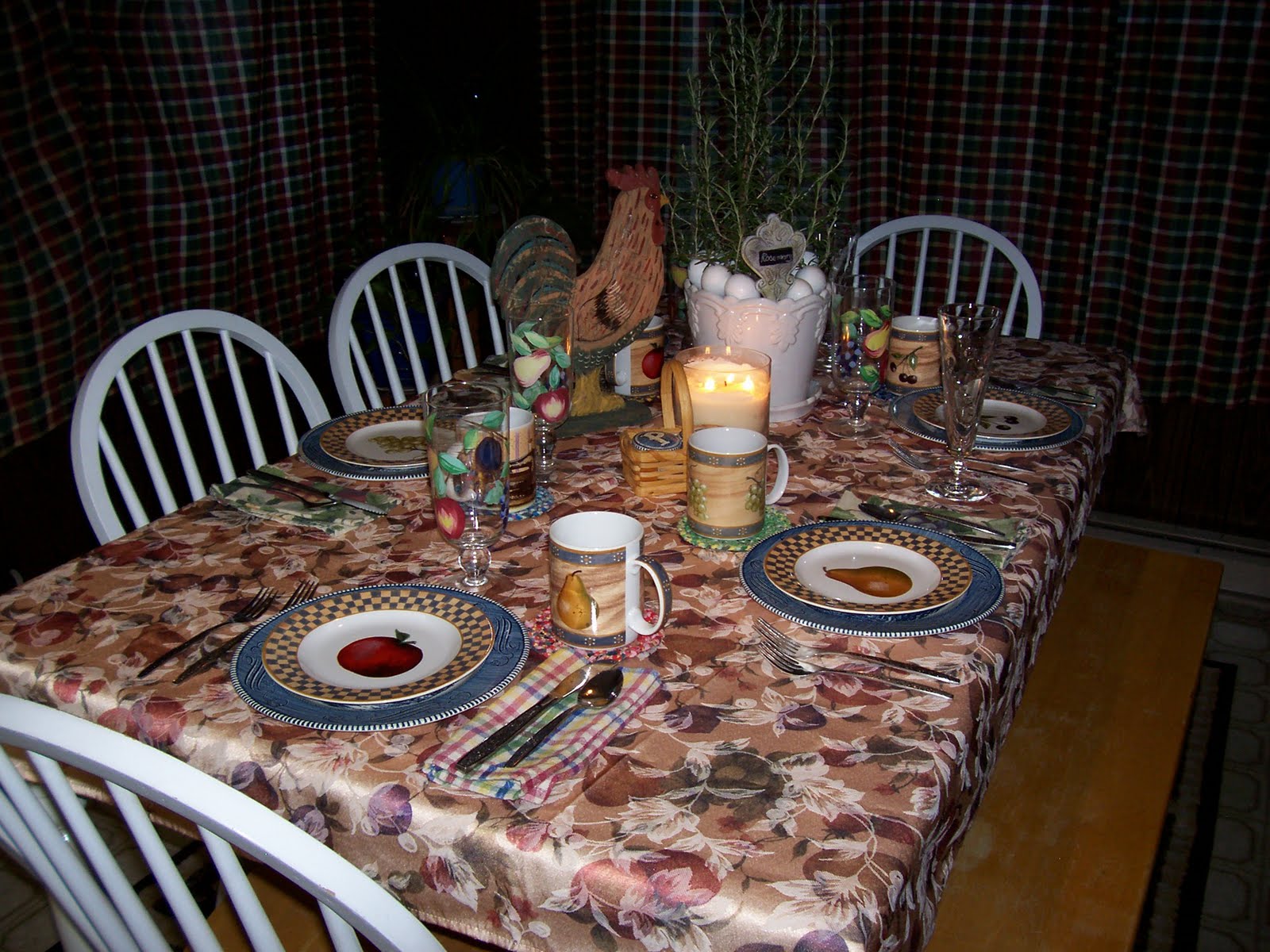 Cottage Garden Quilter: Rooster Party with A Cottage Garden Quilter