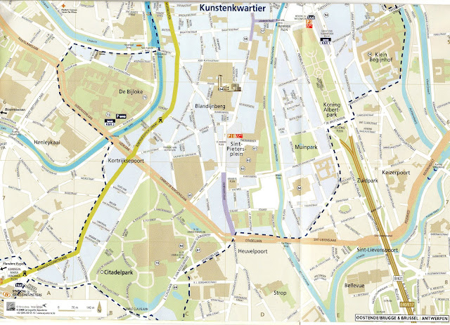 Mi erasmus en Bélgica: MAPAS GANTE