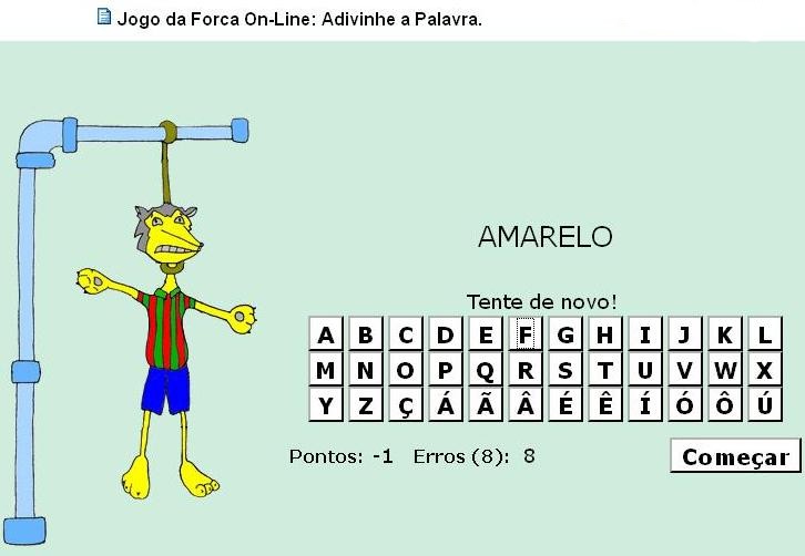 Malvada Online - Falando mal de Tudo: Jogo da forca online