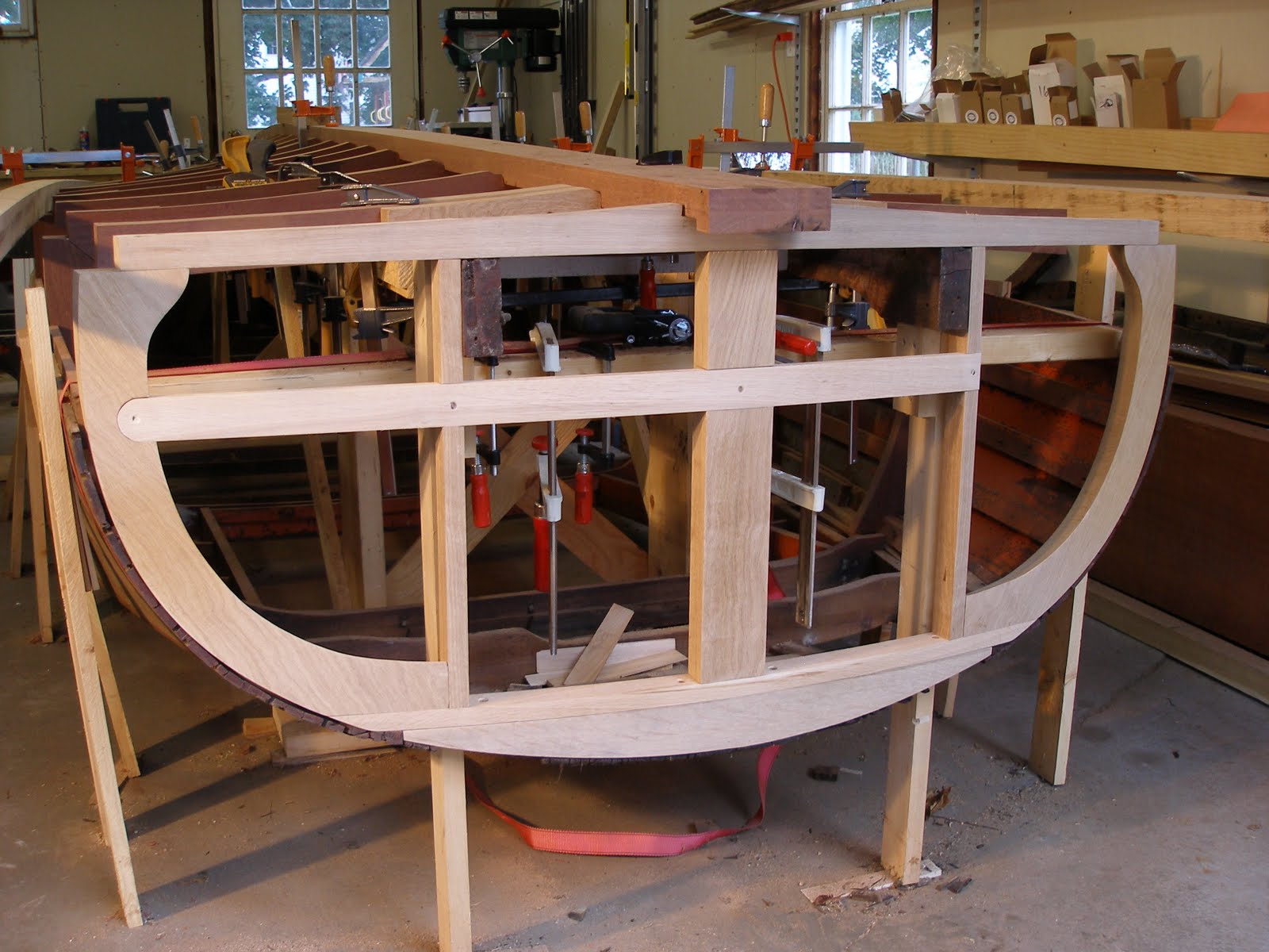 1940 Chris Craft Deluxe: Transom frame