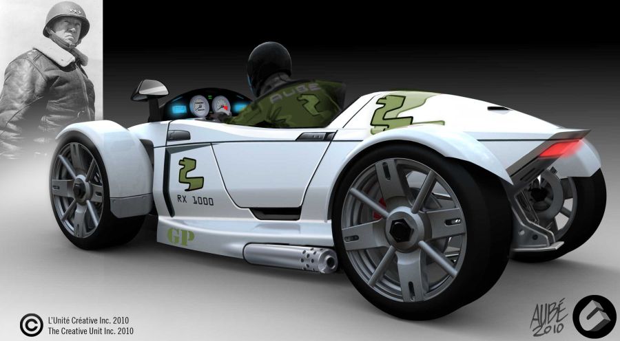 Motomobile Mark IV: A four wheeled electric motorcycle | Car And Engines