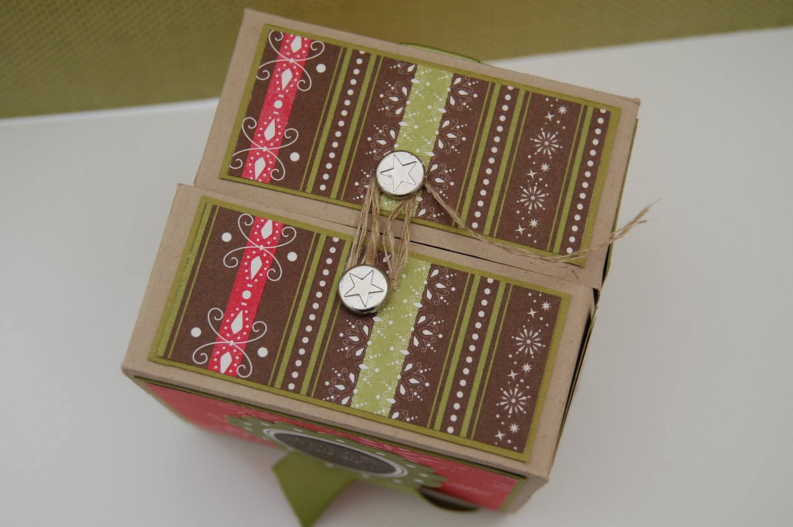 CRAFTY RED: Stampin' Up! Christmas box