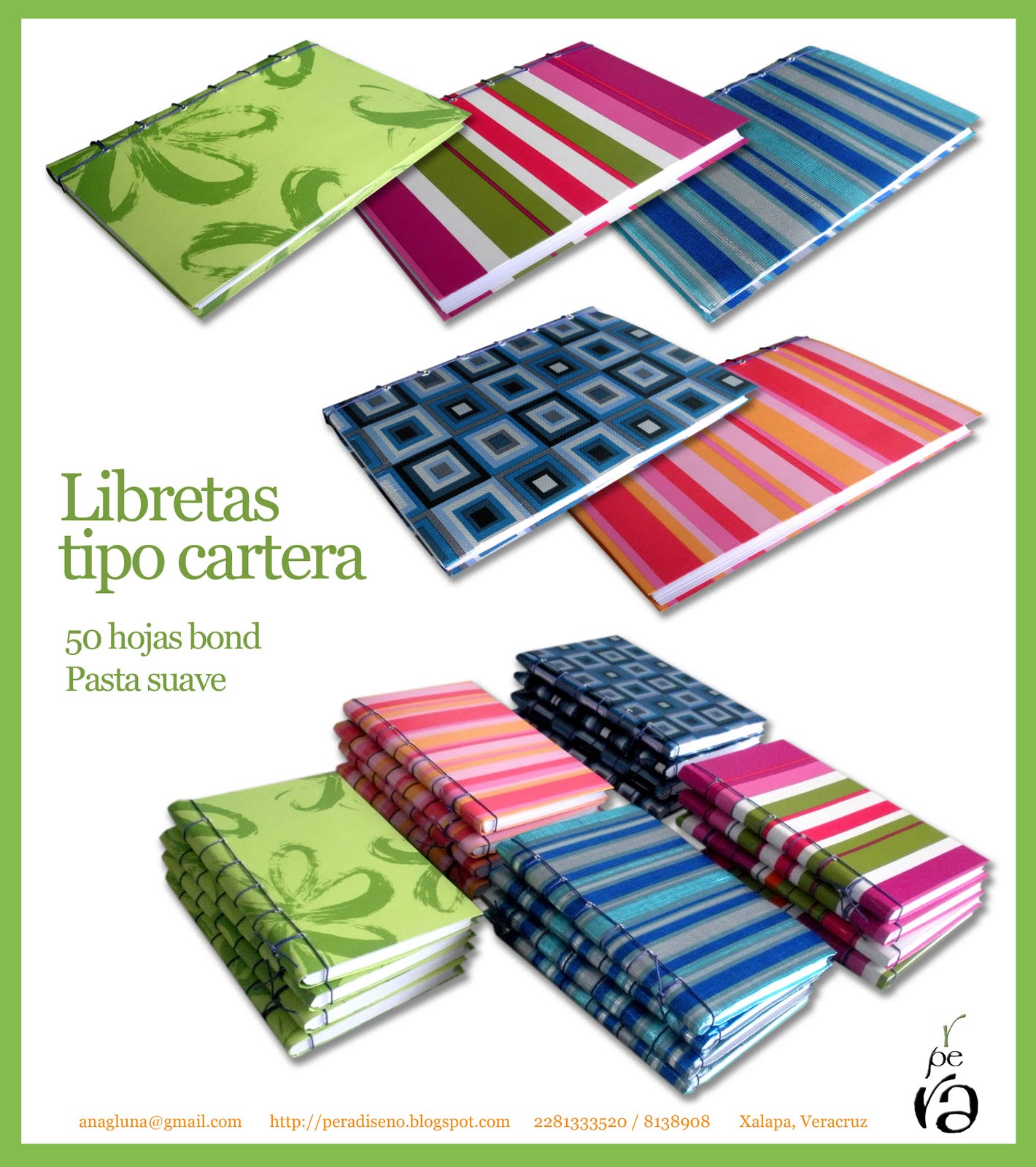 PERA Diseño: Libretas hechas a mano