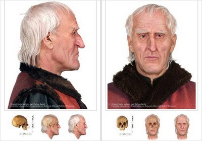 race/history/evolution notes: Copernicus facial reconstruction
