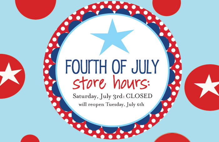 ella minnow pea: fourth of july store hours!