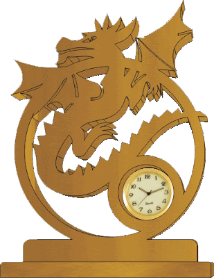 Scrollsaw Workshop: Cool Dragon Clock