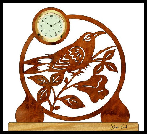Scrollsaw Workshop: Mini Clock Scroll Saw Pattern.