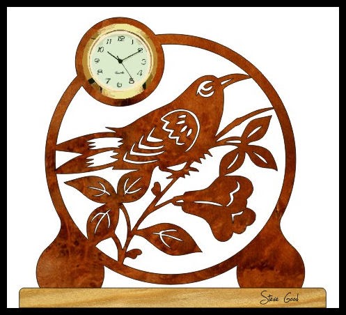 Scrollsaw Workshop: Mini Clock Scroll Saw Pattern.