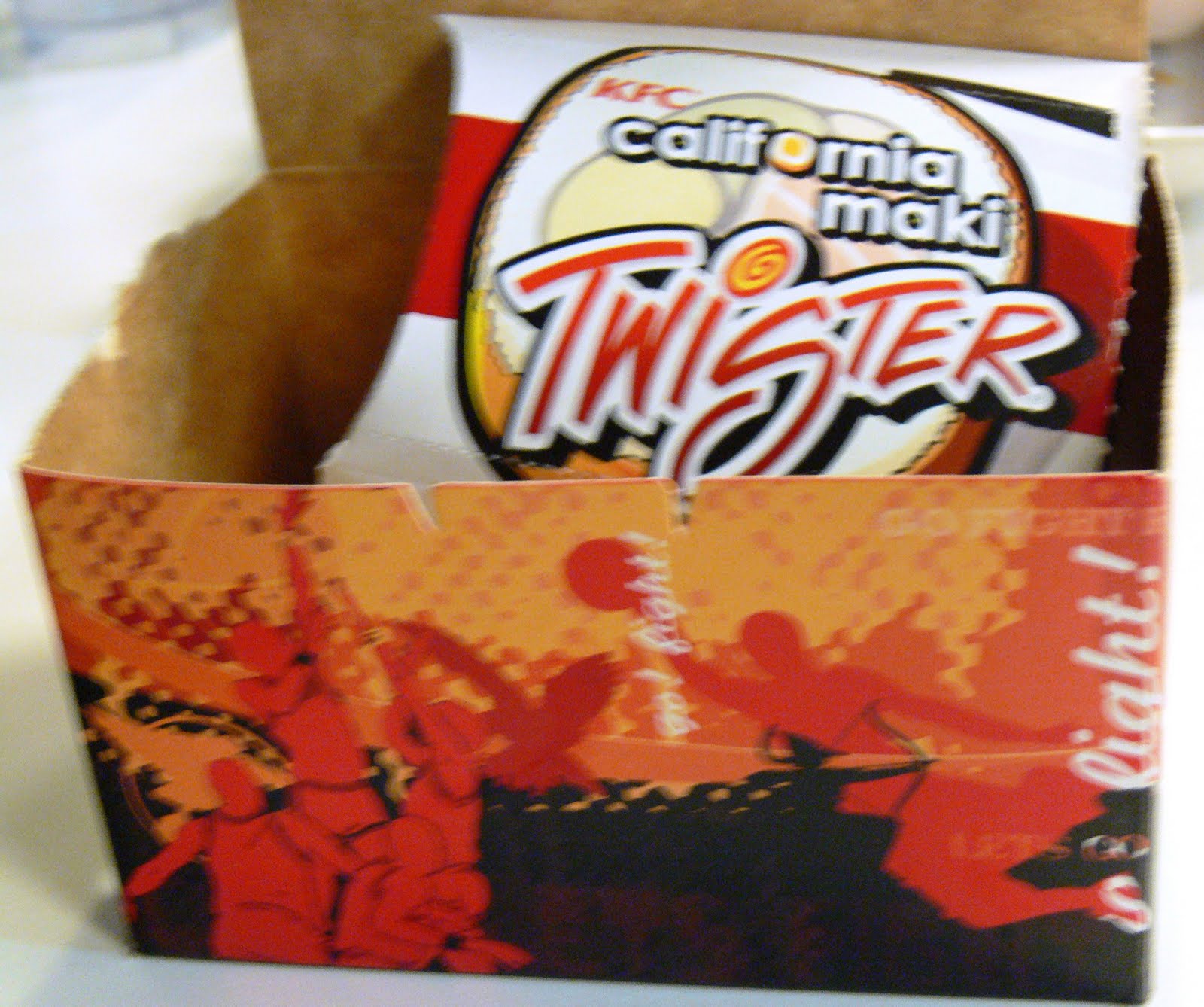 Miss Table Napkin: KFC California Maki Twister & UAAP Snack Box