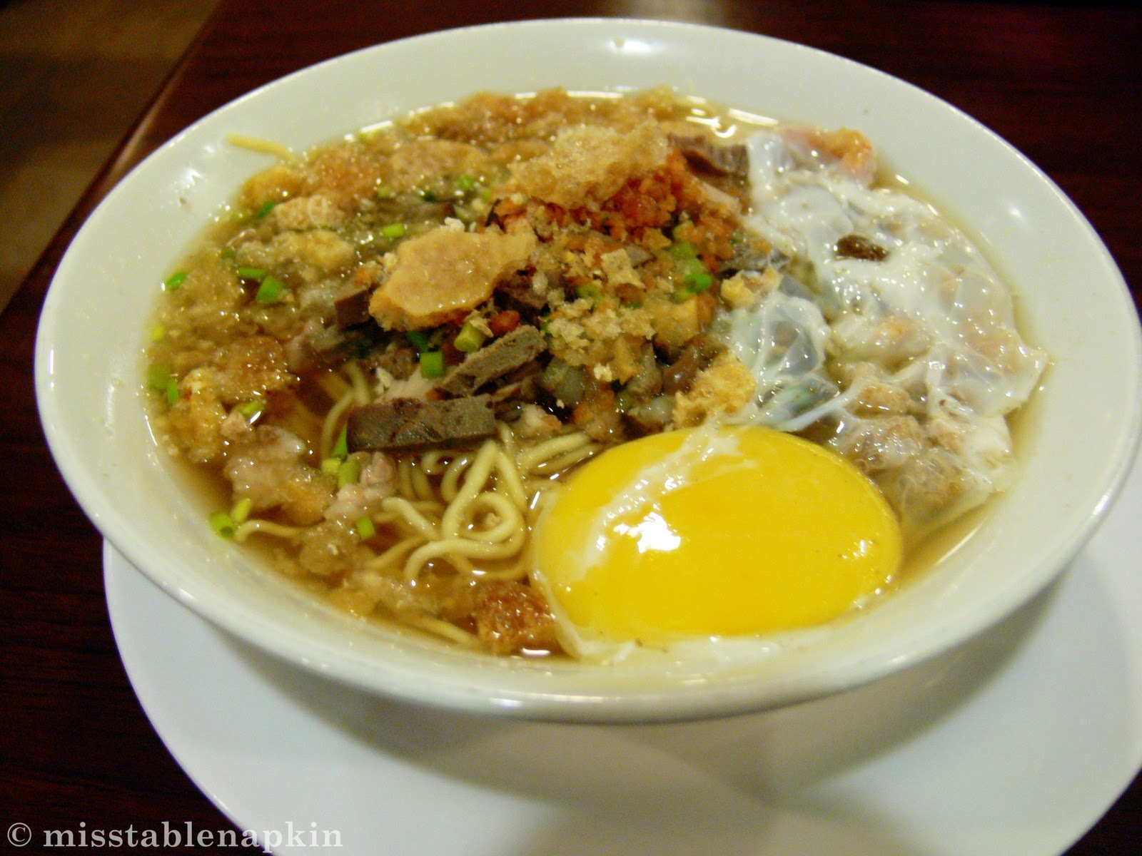 Miss Table Napkin: Deco's Original La Paz Batchoy