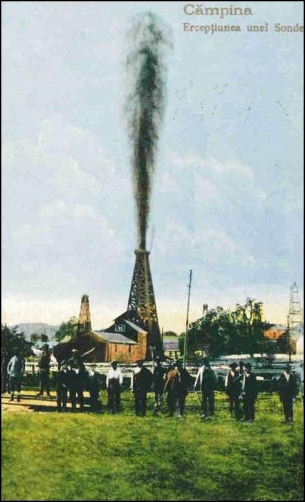 Petroblog: Oil eruption at Campina oilfield-old postcards