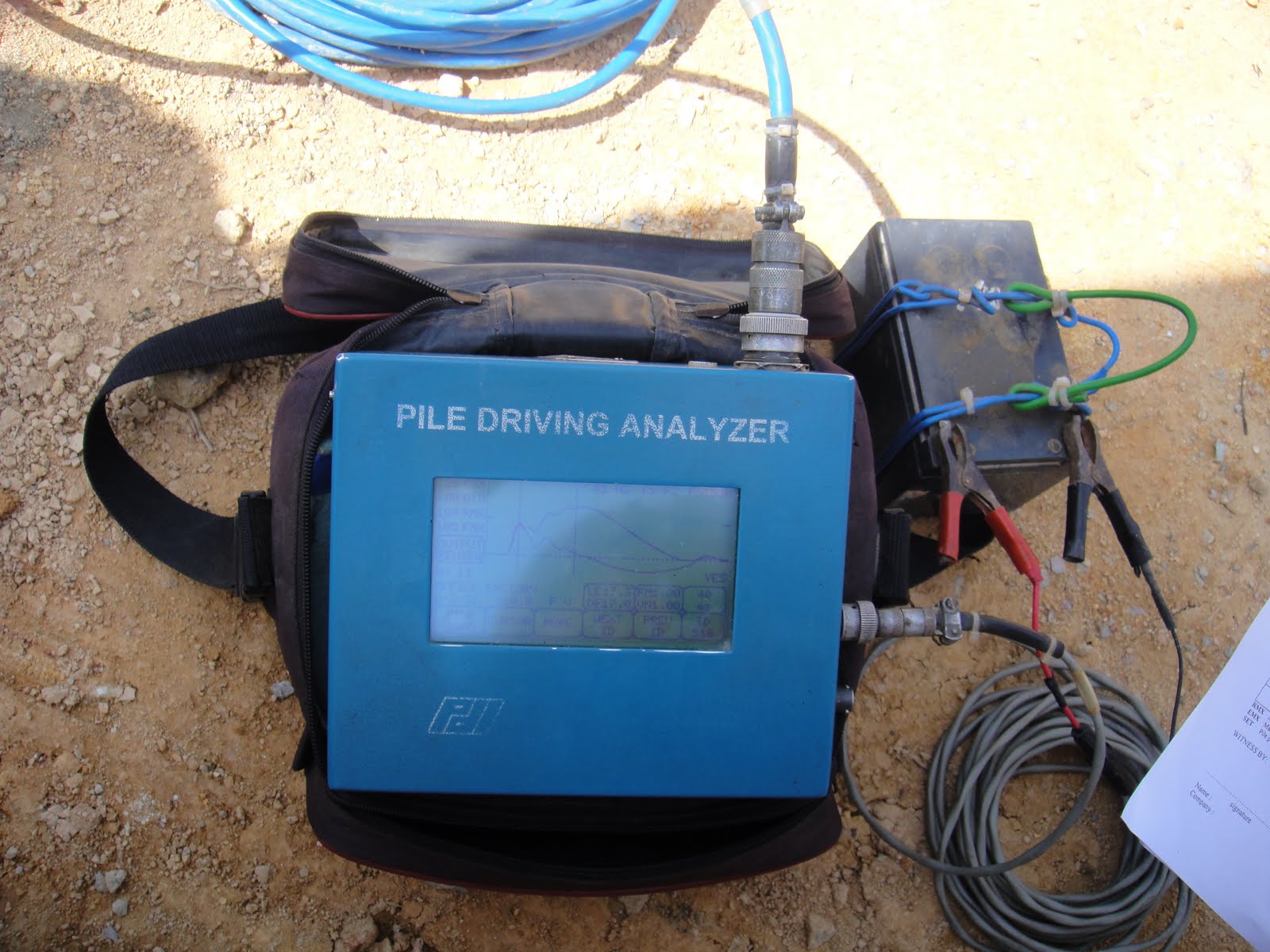 Site Bukit Jelutong: PDA test