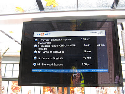 Portland (OR) Daily Photos: Real time bus arrival information system
