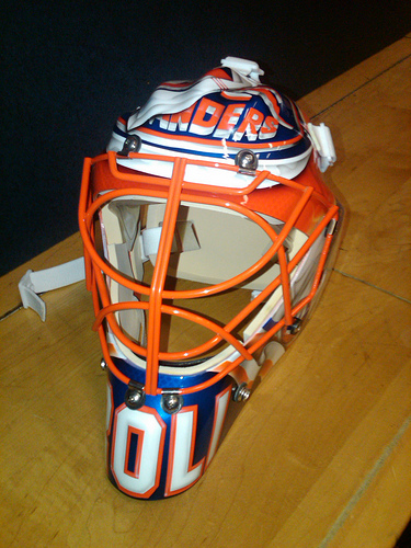 I Love Goalies!: Dwayne Roloson 2010-11 Mask