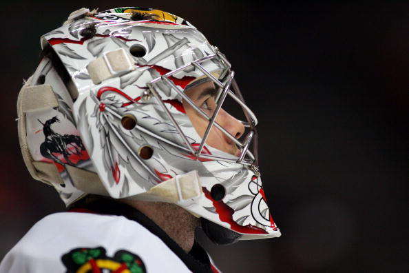 I Love Goalies!: Corey Crawford 2010-11 Mask