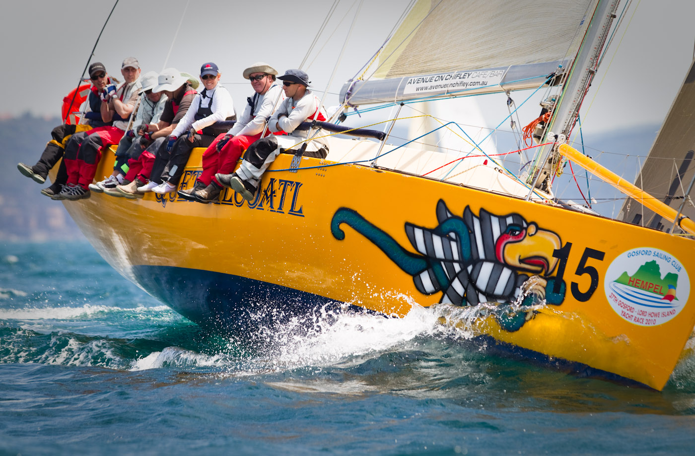 ReadyAboutYachting: Big seas force six yachts out of Lord Howe Island Race