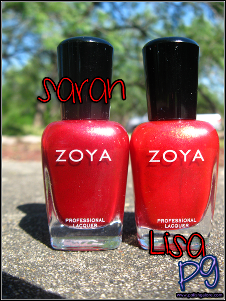 Zoya Sarah vs Lisa - Polish Galore