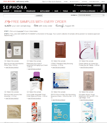 Who Said Nothing In Life Is Free????: FREE samples at Sephora