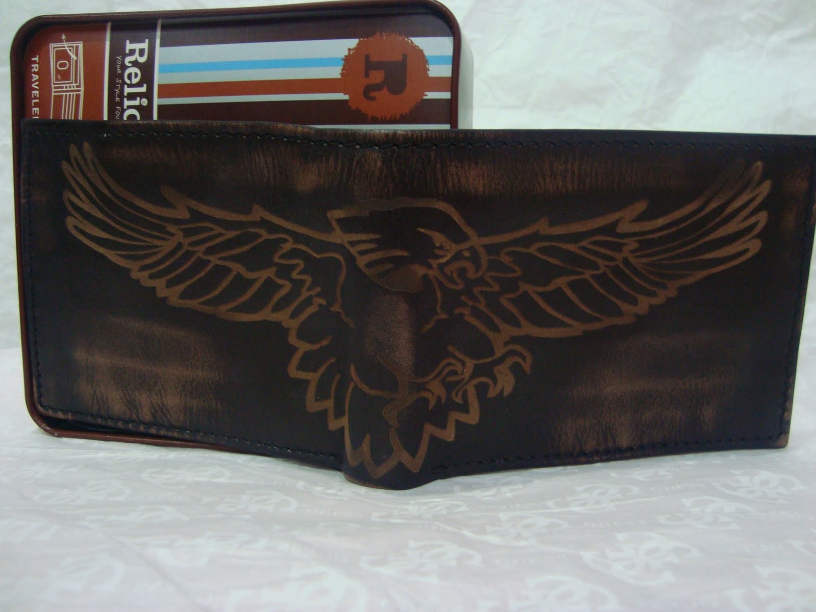 Relic By Fossil Men's Wallet - eagle bifold (with coin compartment ...