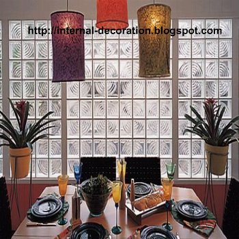 All Furniture In One Place: Glass Block (Brick) Decoration Ideas