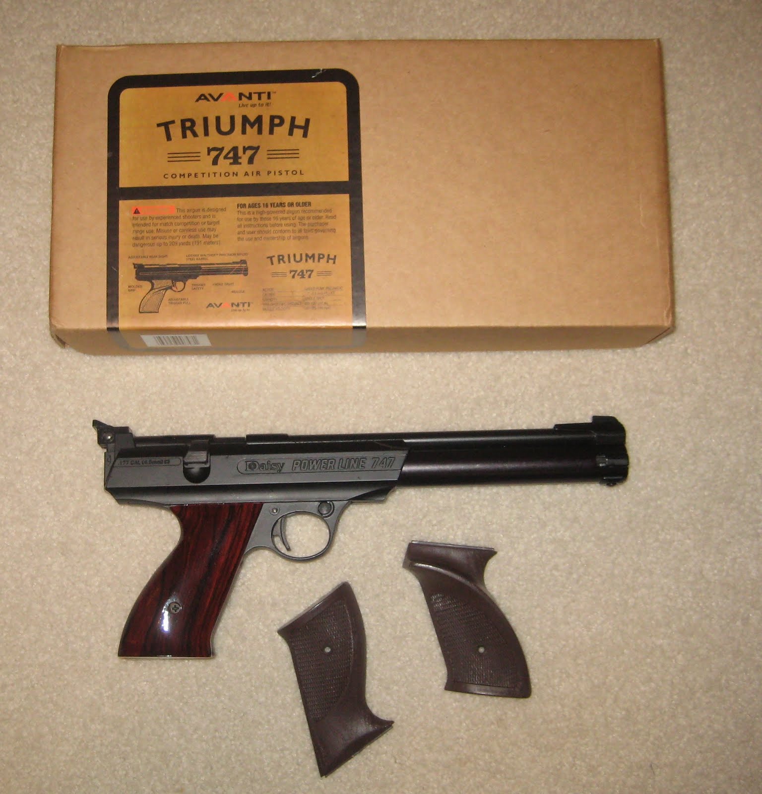 North American Airguns: Daisy \ Avanti 747