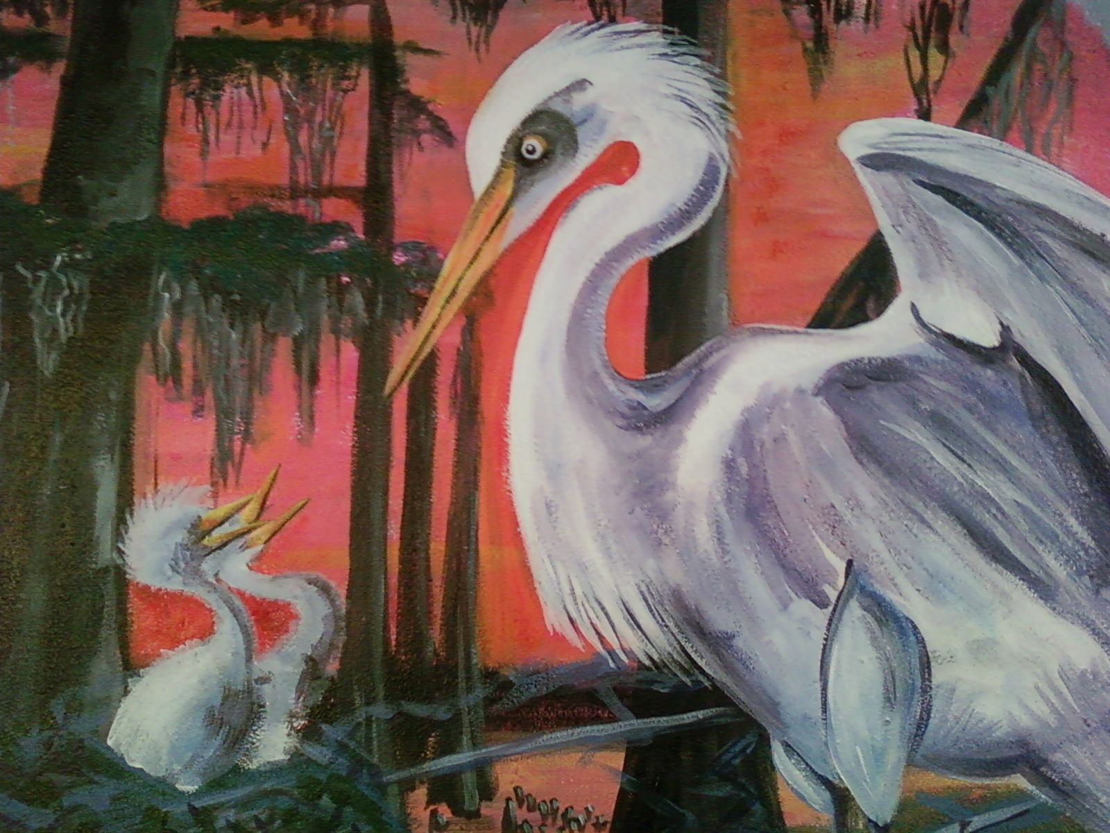 Paint Everywhere Murals: Louisiana swamp