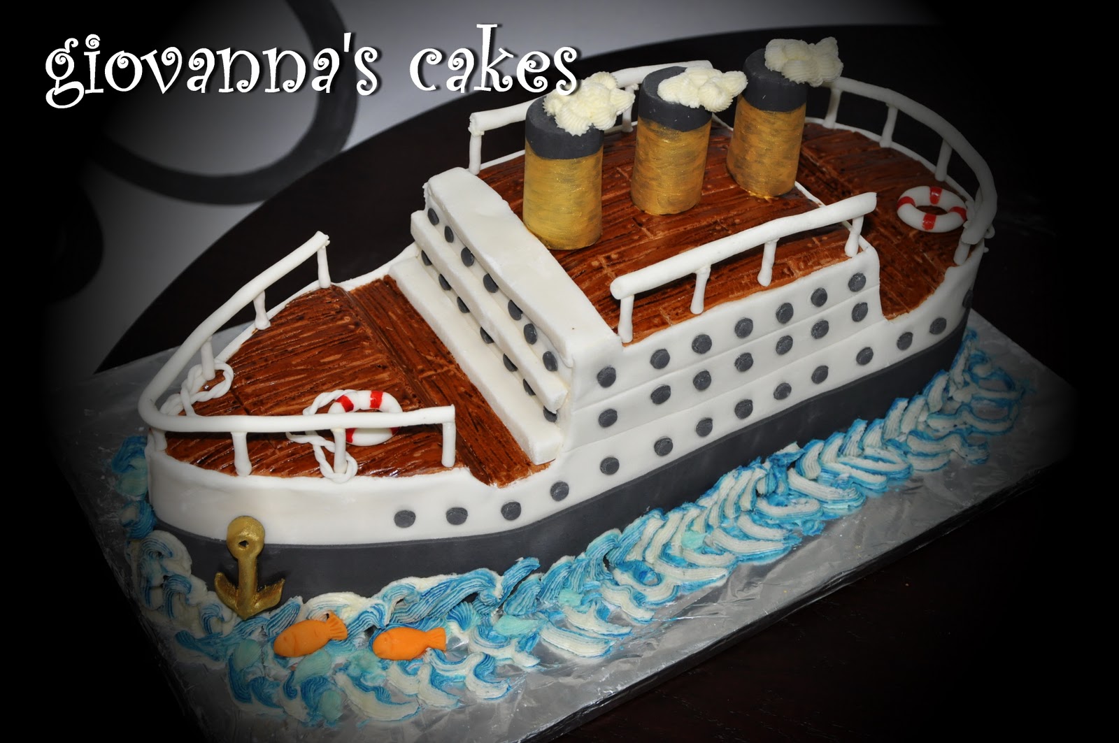 giovanna's cakes: ship cake