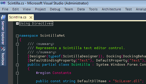 How now, brown cow.: Dina font for Visual Studio 2010
