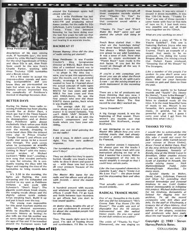 The History of Acid House: Behind The Groove - Collusion Magazine 1983