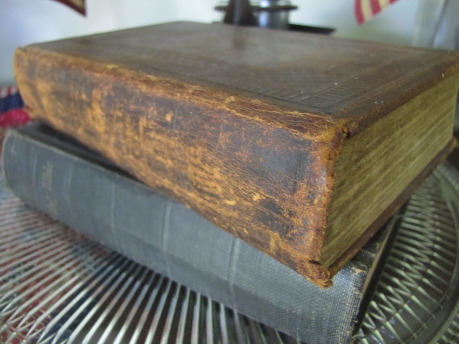 Vintage Bibles on Display ~ Faithfulness Farm