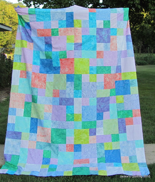 Jackie's Quilting: Take 5 - quilt top