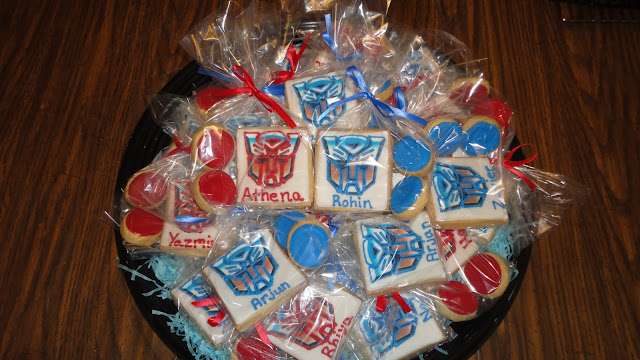 Too Sweet Creations: Transformer Cookies