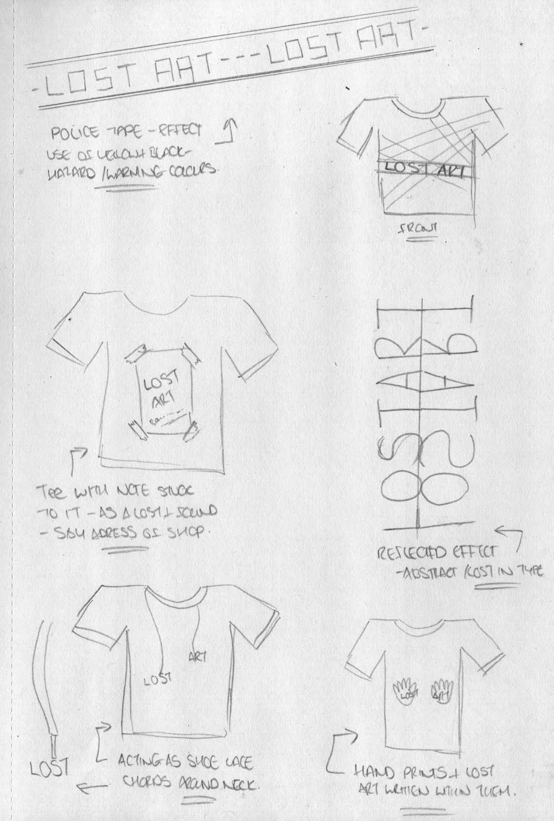 Lost Art: Sketchbook Ideas - Alternative Ideas