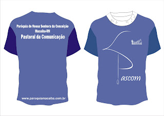 Design gráfico: CAMISETA PASCOM