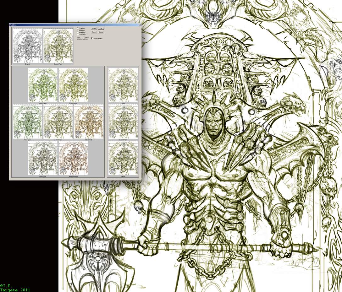 Targete's NEWS: Tutorial: Painting Dark Fantasy a Digital process by J ...