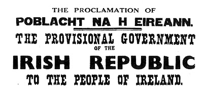 Typefoundry: The Proclamation of the Irish Republic: notes from Dublin