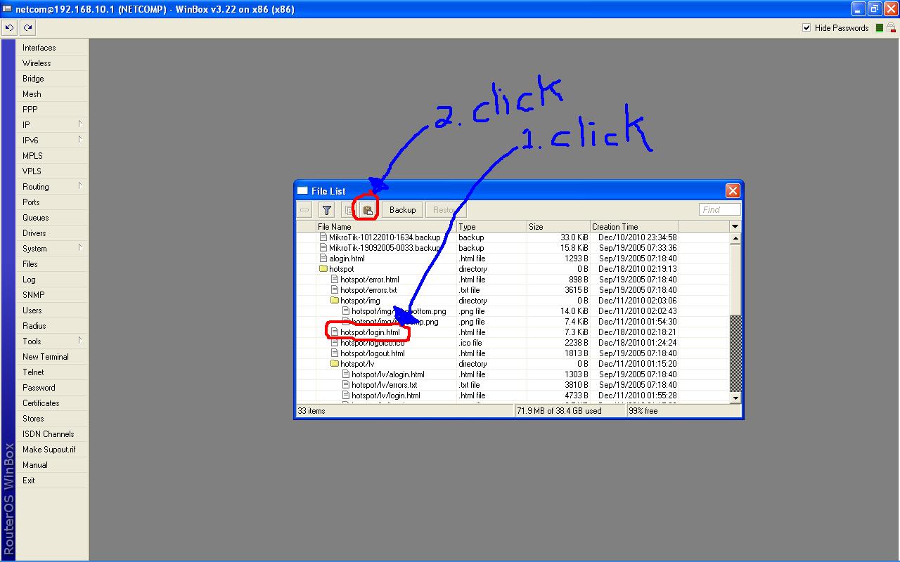 Edit Halaman Login Mikrotik