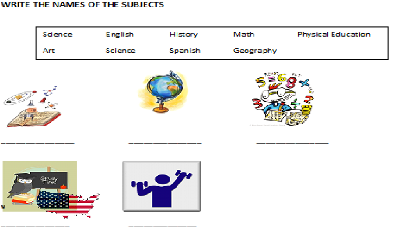 A new way to learn English: SCHOOL SUBJECTS