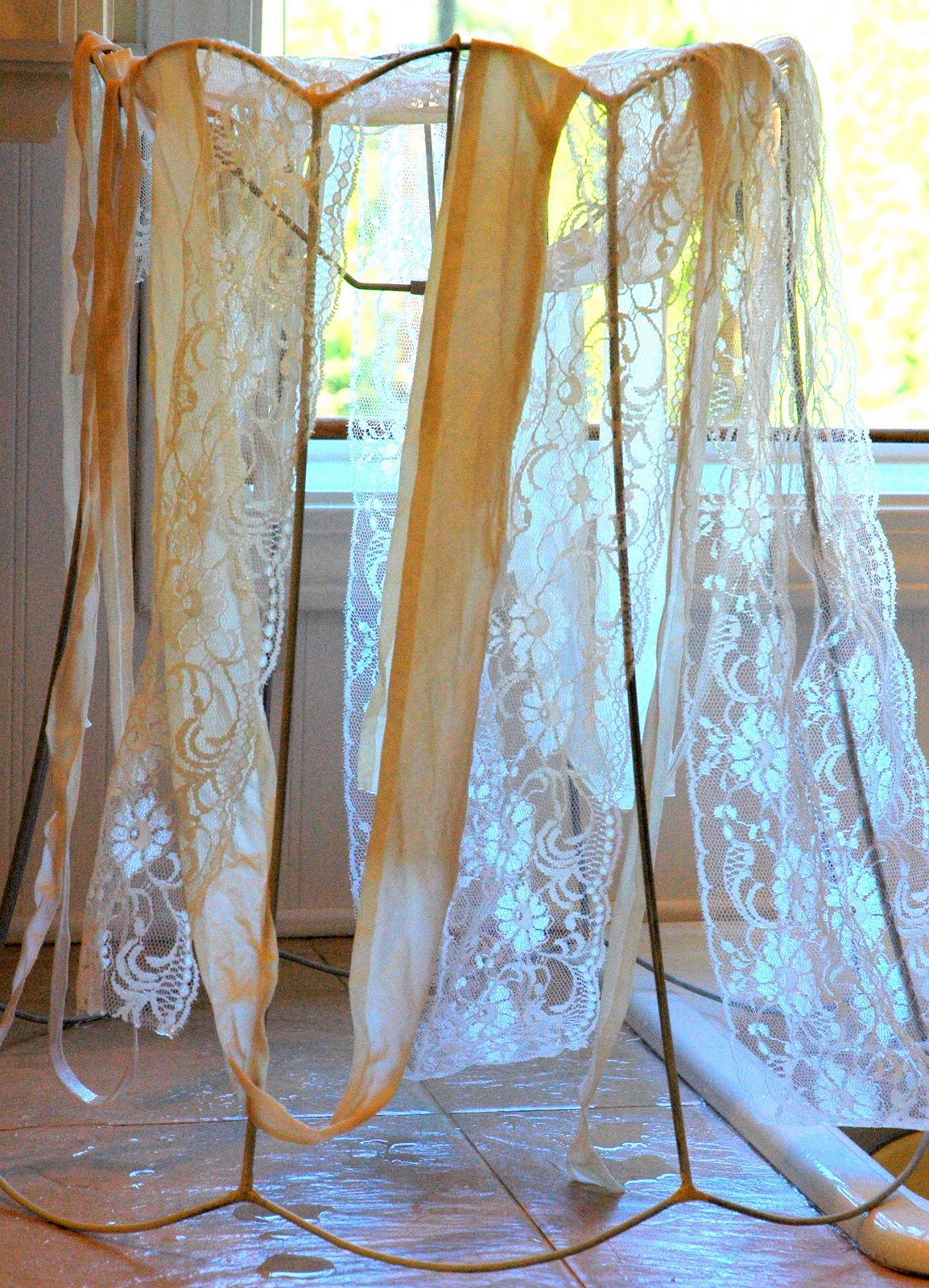 Girl in Pink: Coffee or Tea-Staining